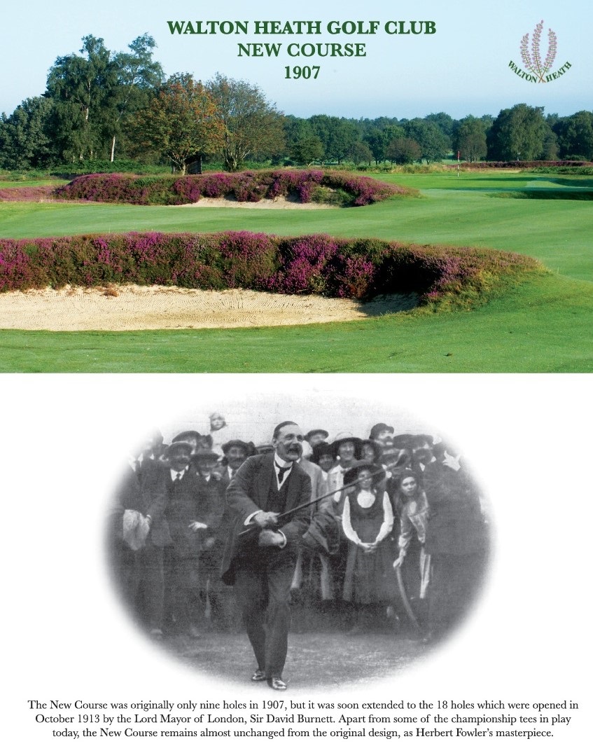 New course mens scorecard :: Walton Heath Golf Club